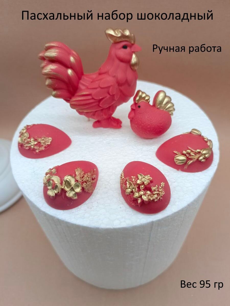 Съедобное украшение для торта " Пасхальный набор"