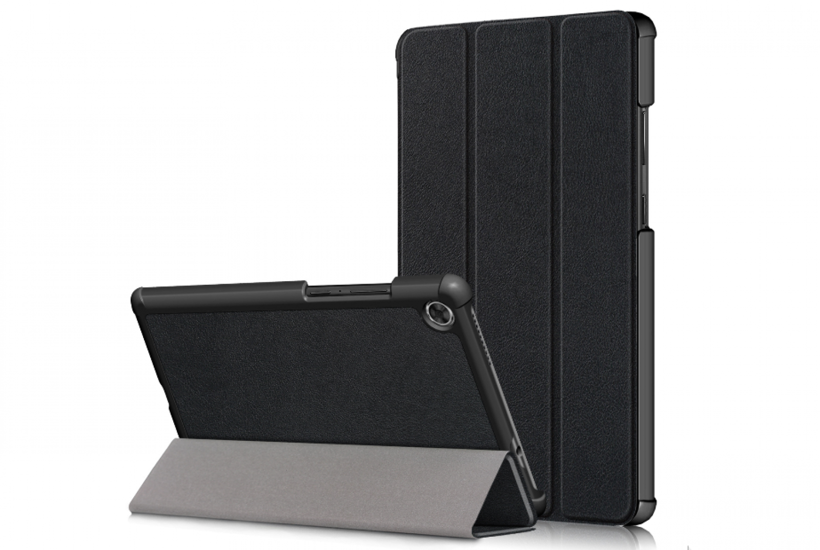 Чехол-обложка MyPads для планшета Lenovo Tab M8 TB-8505F/X черный тонкий с функцией подставки