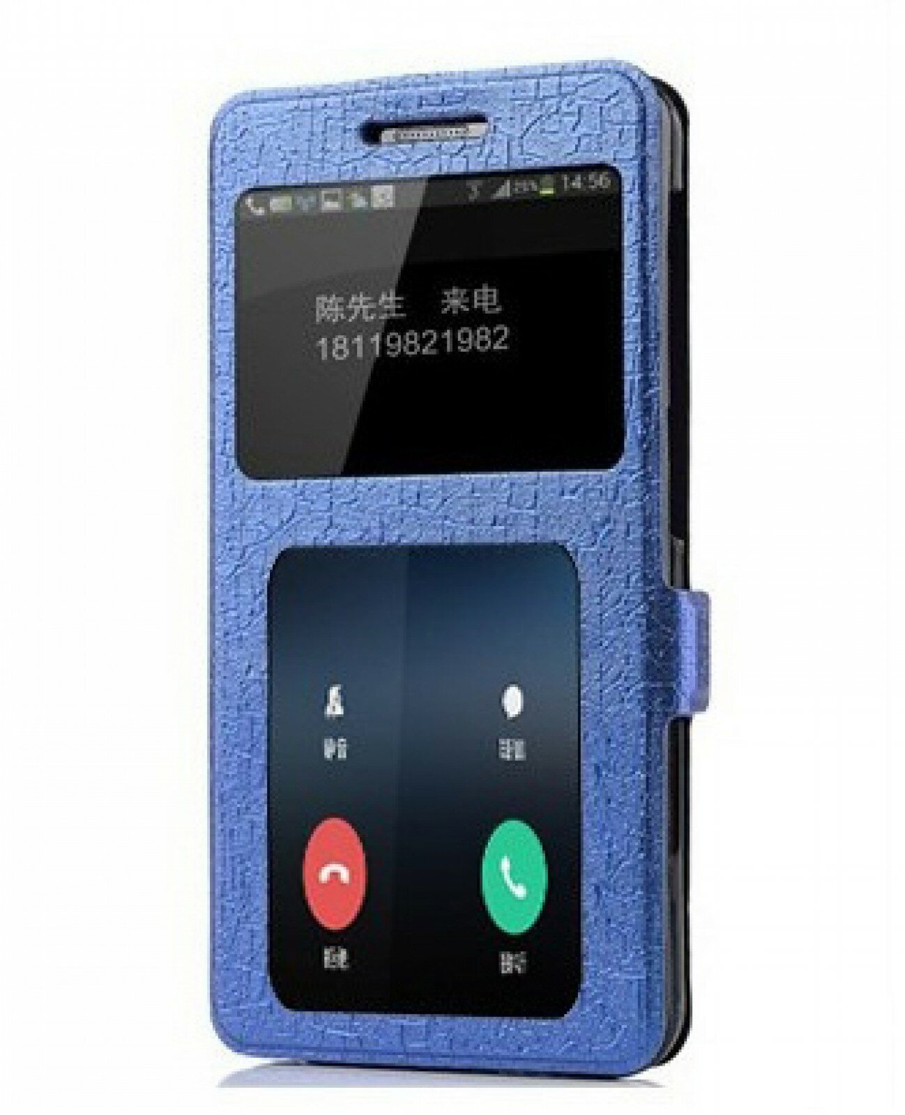 Чехол-книжка MyPads для Redmi Note 9S / Redmi Note 9 Pro / Pro Max с окном вызова и свайпом