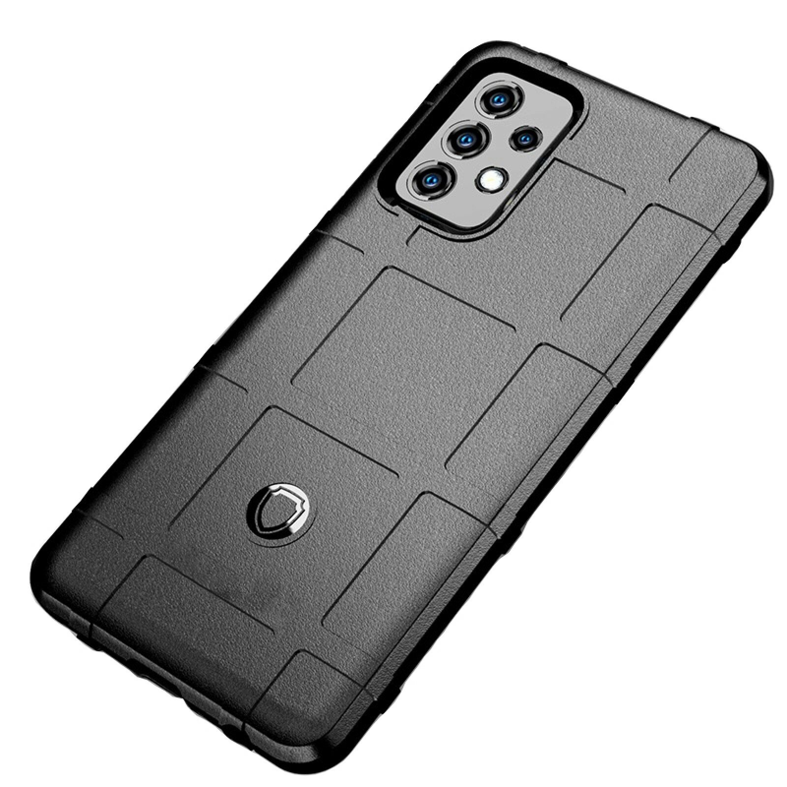 Противоударный чехол-бампер MyPads для Samsung Galaxy A32 SM-A325F (2021) черный