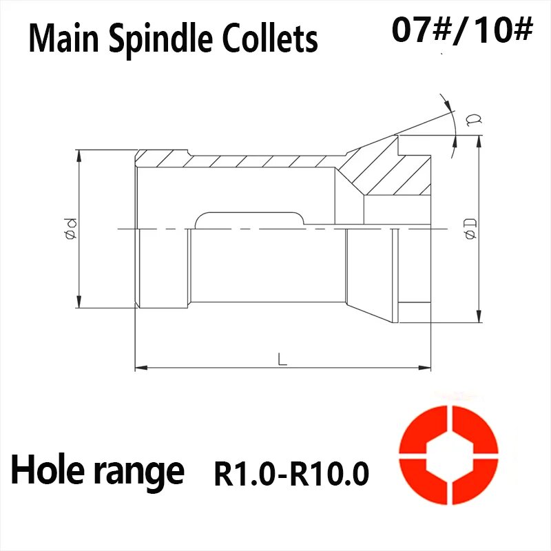 Инструмент Main collet(Hexagon) 38Main steel 25.5