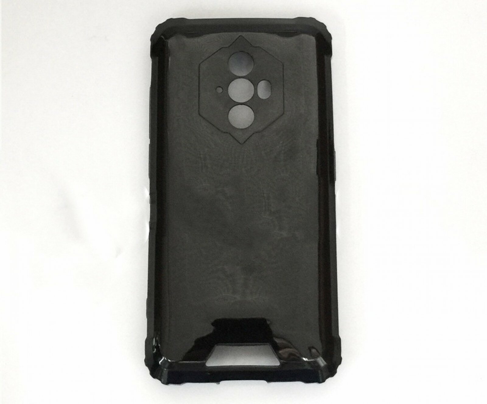 Чехол накладка MyPads для Blackview BV6600 и BV6600 Pro из мягкого силикона, черный