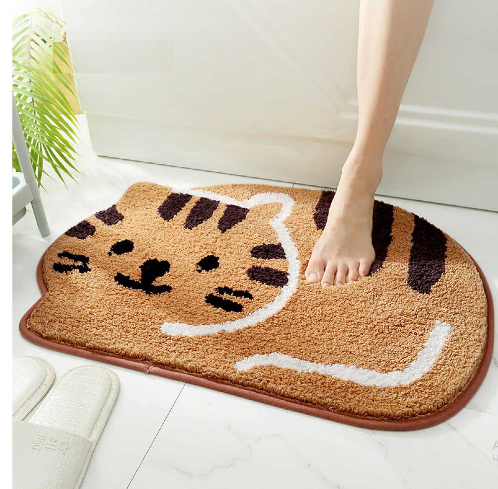 Коврик для ванной и туалета MyPads с противоскользящей основой, быстровпитывающий и быстросохнущий, детский дизайн