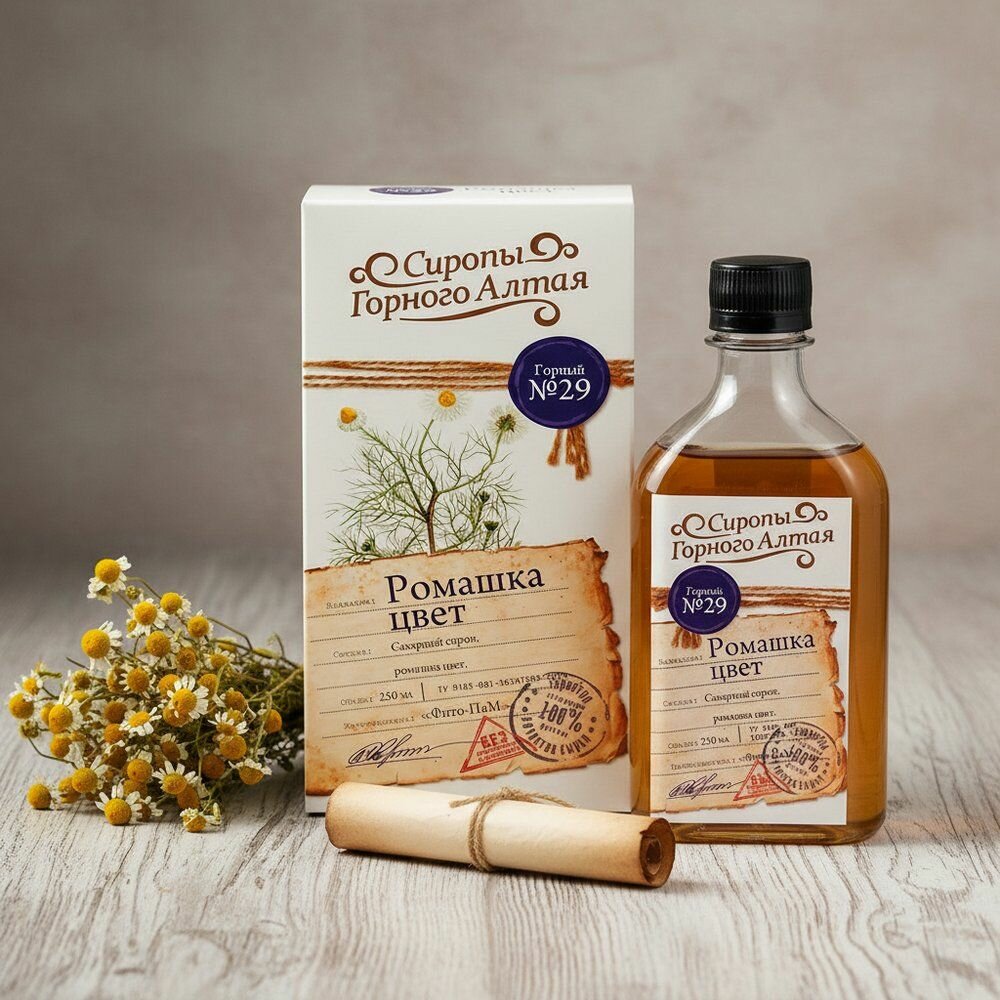 Сироп Горный №29 - Ромашка цвет, 250мл A2171466