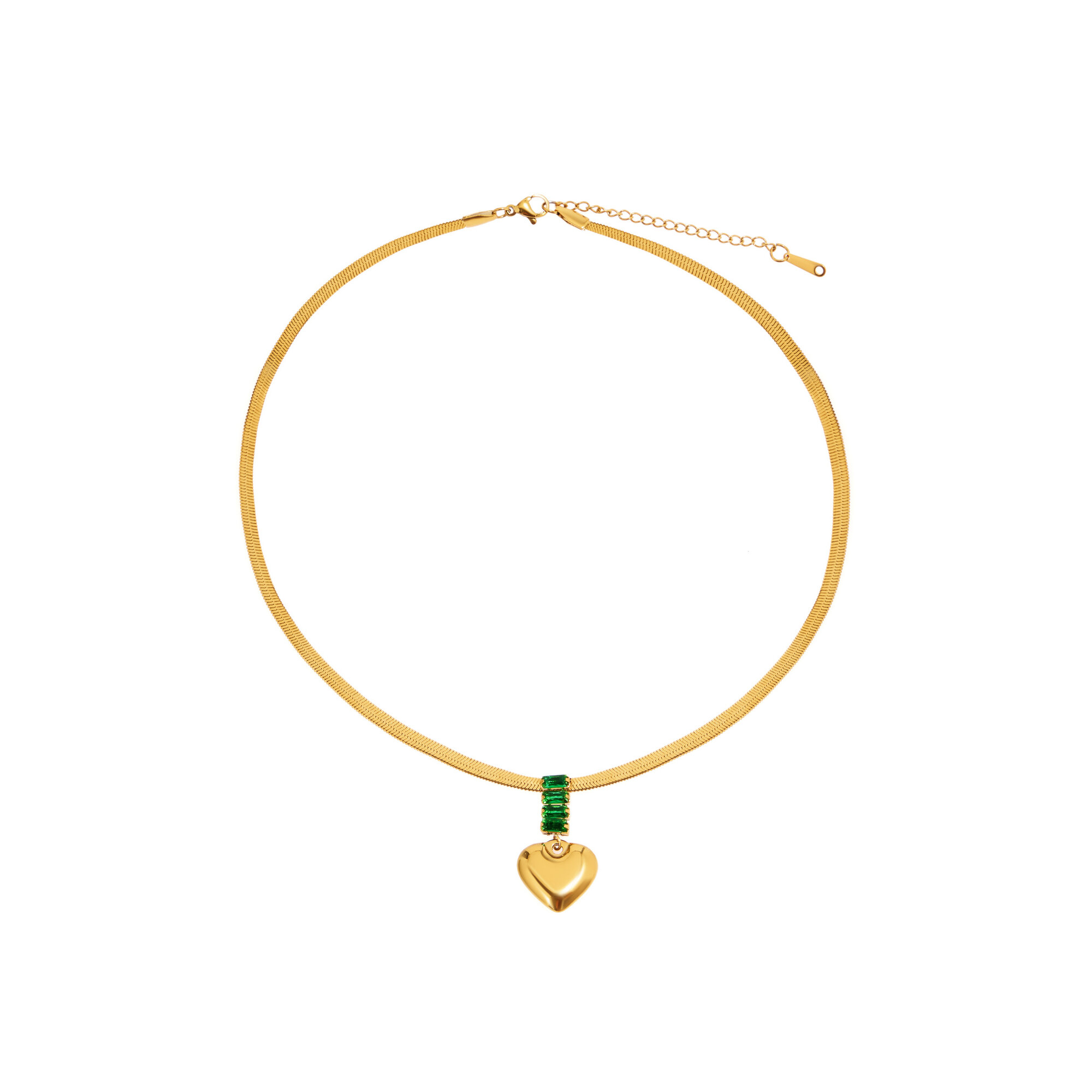 Колье, фианит