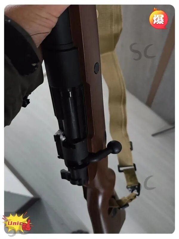 Игрушечное оружие Kar98k с пулями из материала Eva, пластиковыми гильзами и защитными очками — фото 1