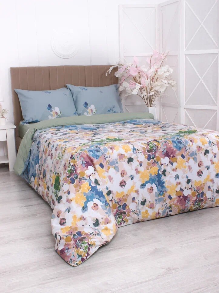 Постельное белье 2 спальное "Charm" наволочки 70*70 сатин Melissa