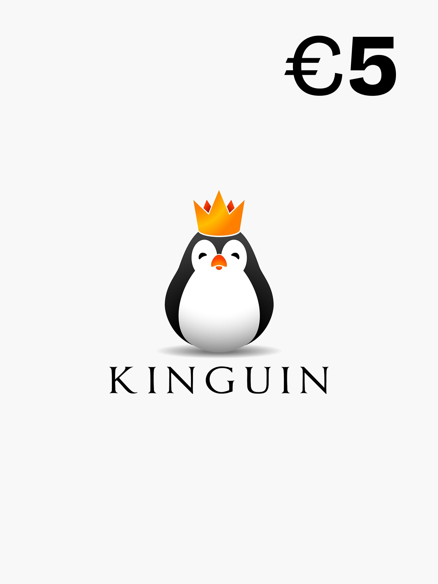 Подарочная карта Kinguin на 5 EUR Евро | НЕ РФ/СНГ | Оригинальный код
