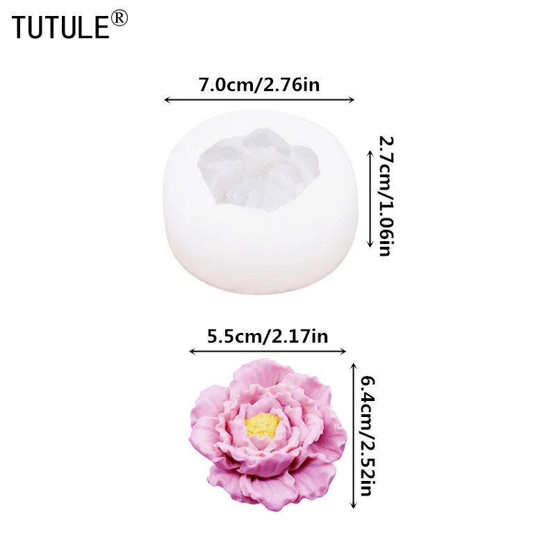 Силиконовая форма для цветов TUTULE, Translucent