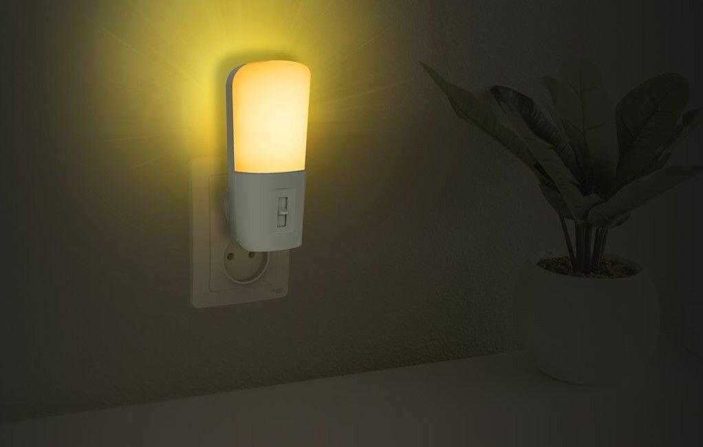 Светильник ночник Старт Светодиодный, два белых диода, функция диммирования