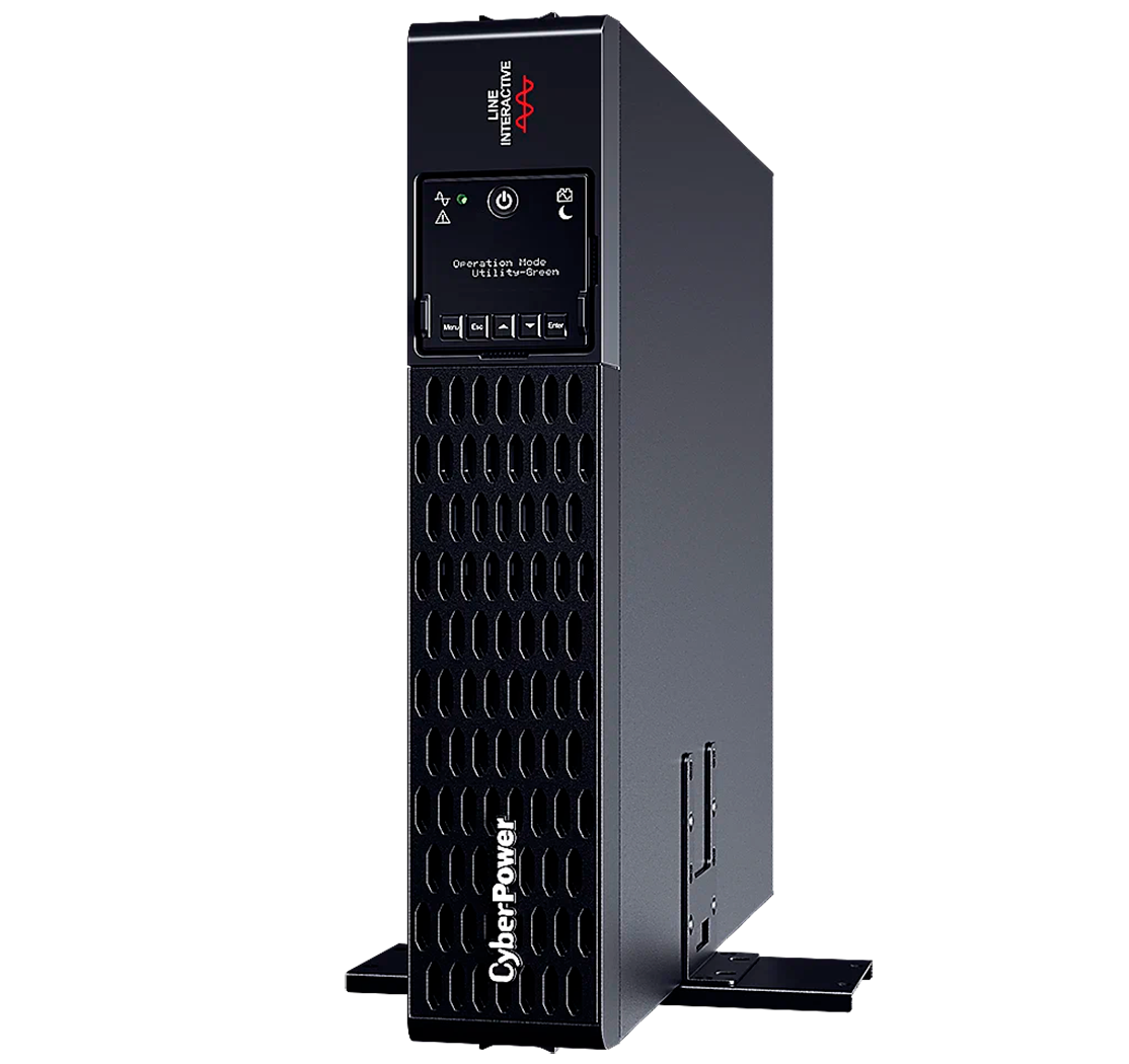 Источник бесперебойного питания (ИБП) CyberPower PR1500ERTXL2U, 1500 В·А, 1500 Вт