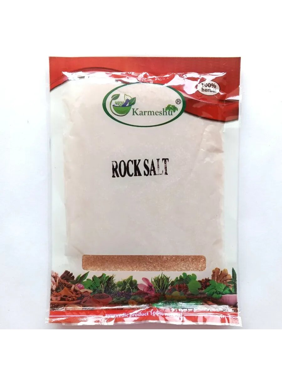 Розовая соль гималайская 100гр Кармешу