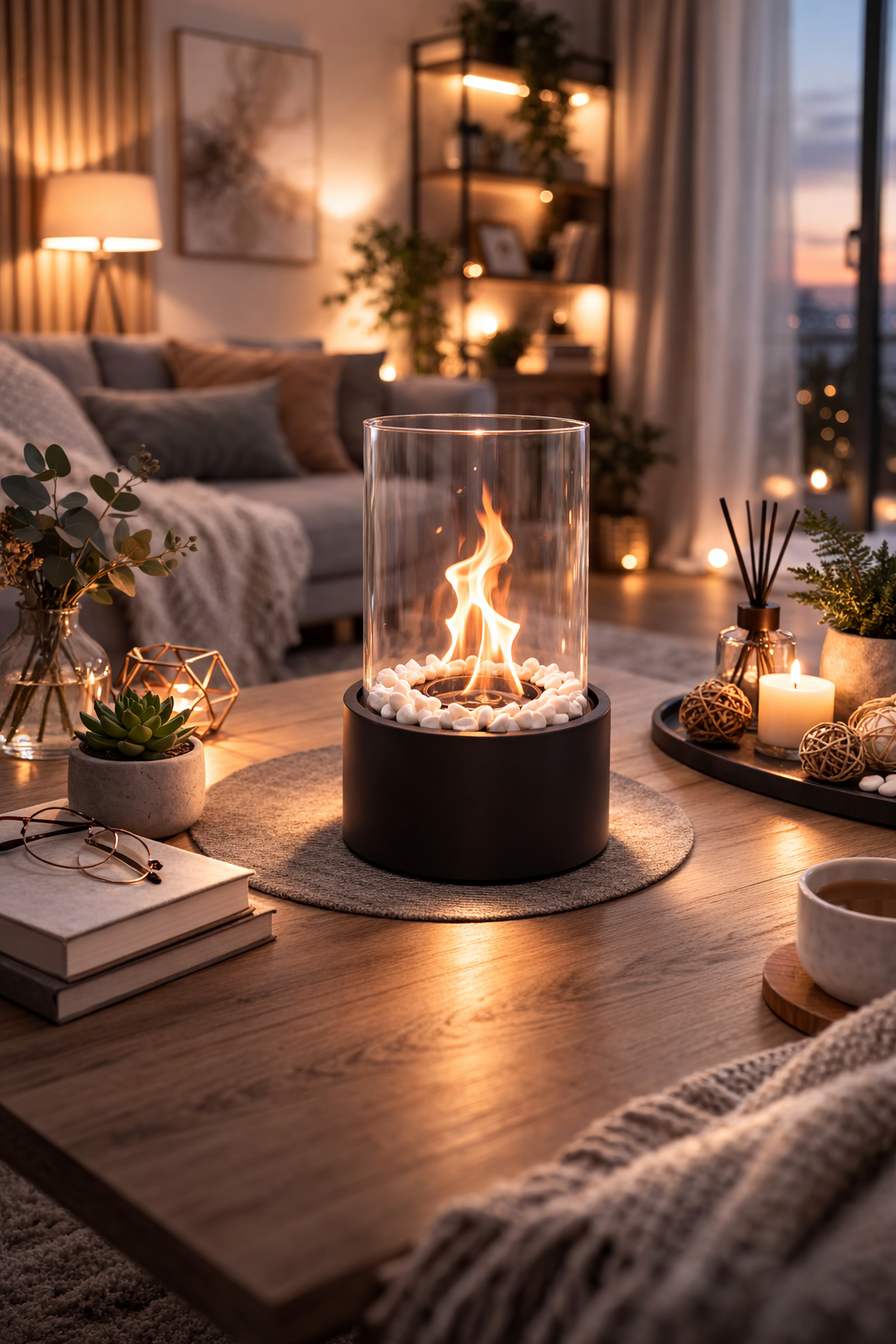 Биокамин настольный