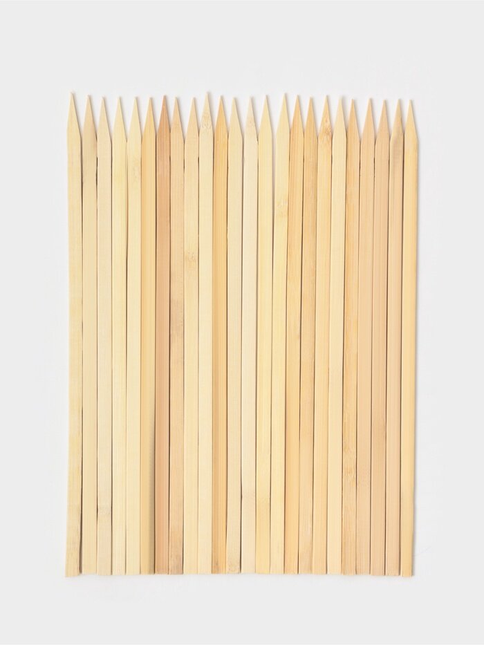 Набор шампуров Доляна, 30 см, 20 шт, бамбук