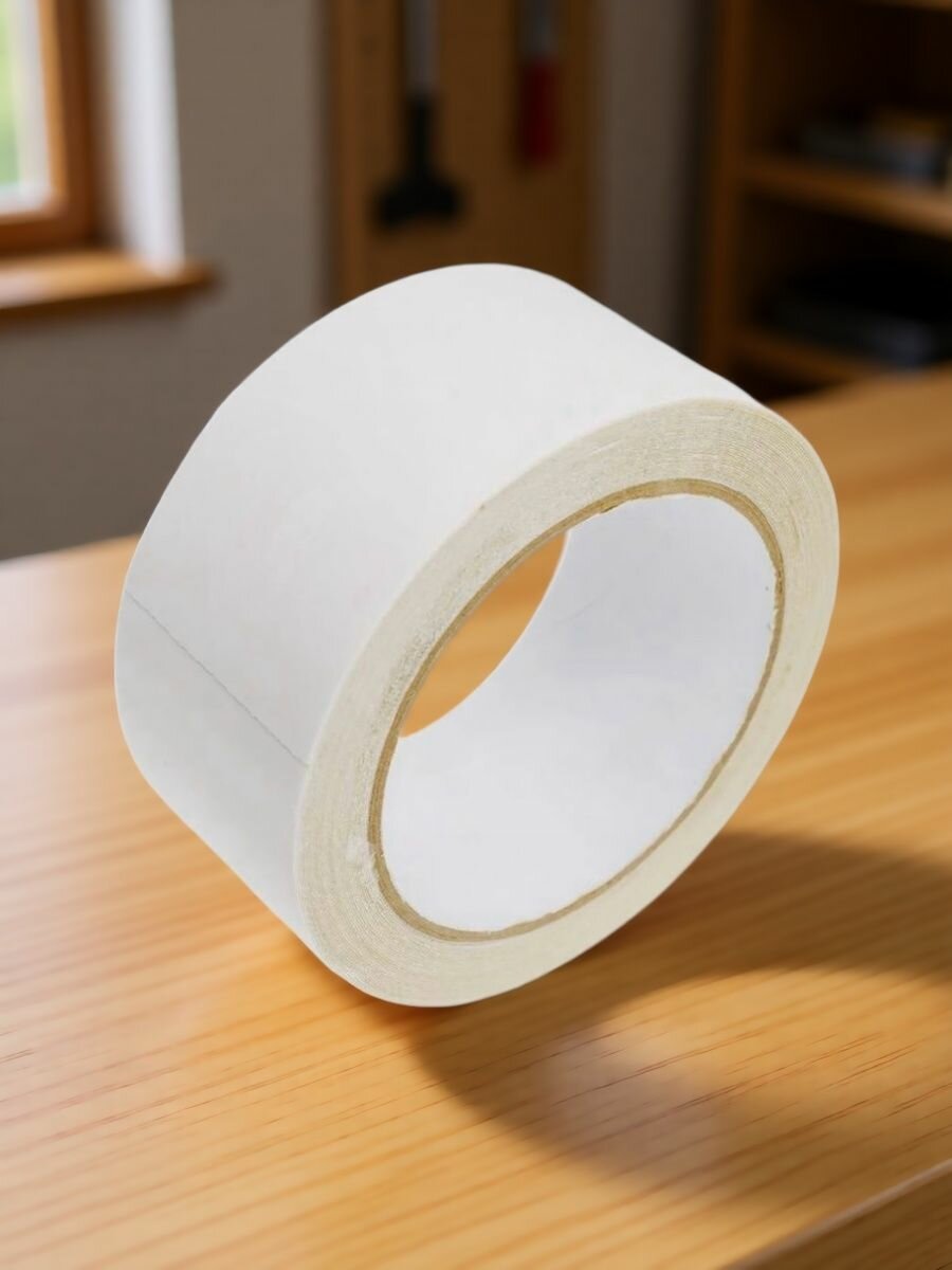 Скотч двухсторонний 40мм х 10м на тканевой основе