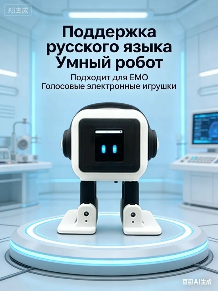 Поддержка русского языка Умный робот Подходит для EMO Голосовые электронные игрушки