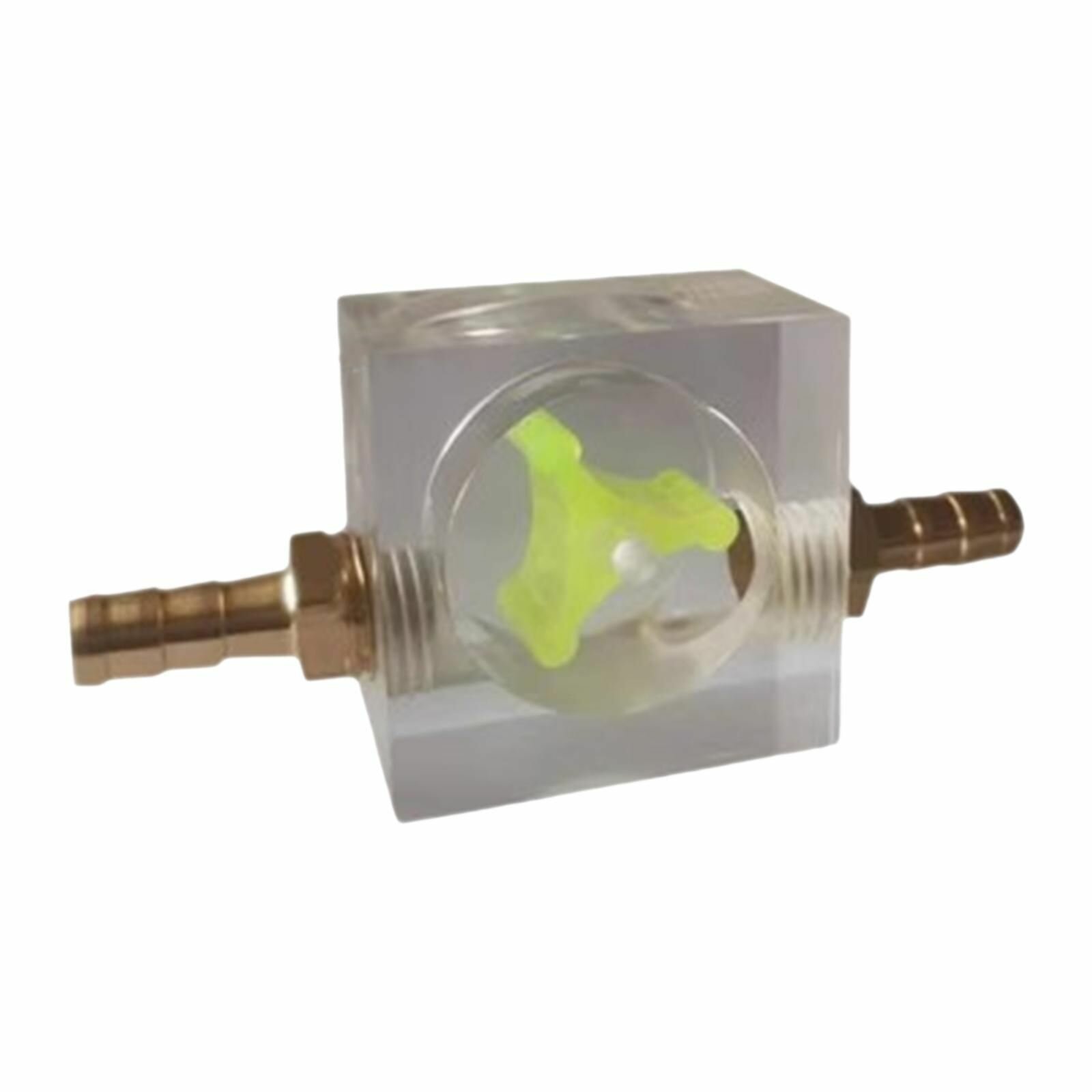 Акриловый индикатор потока воды 8мм для компьютерной системы жидкостного охлаждения с резьбой G1/4 дюйм