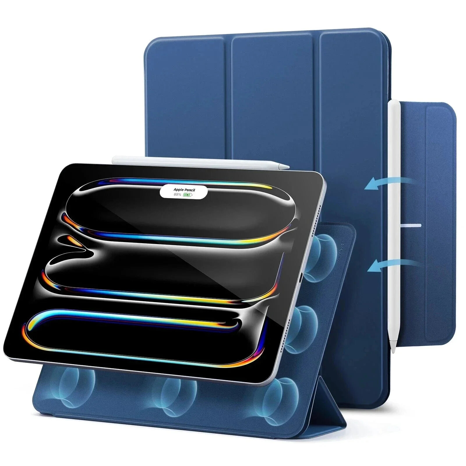 Чехол ESR Rebound Magnetic Case iPad Pro 13 (2024-2025) Navy Blue
