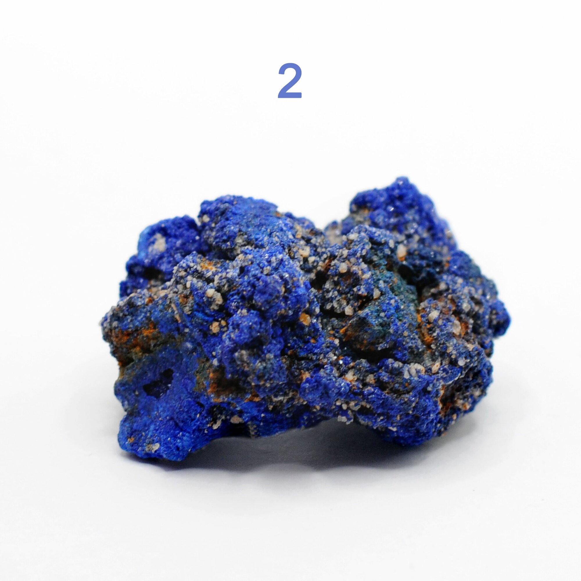 Азурит полусфера. Казахстан, Джезказганский рудный район (2)