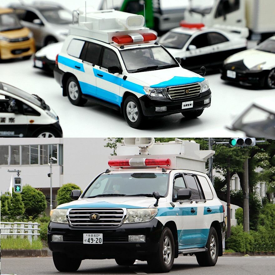 RaiS Toyota Land Cruiser 200 1:43 Департамент полиции города URJ202