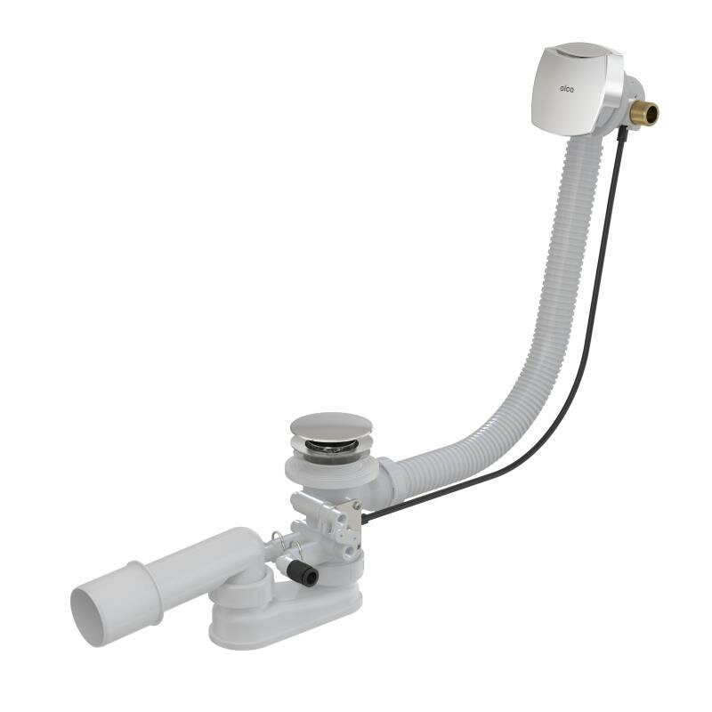 Alcadrain Слив-перелив полу-автоматический с наполнением для ванны A566-273133-100 Alcadrain