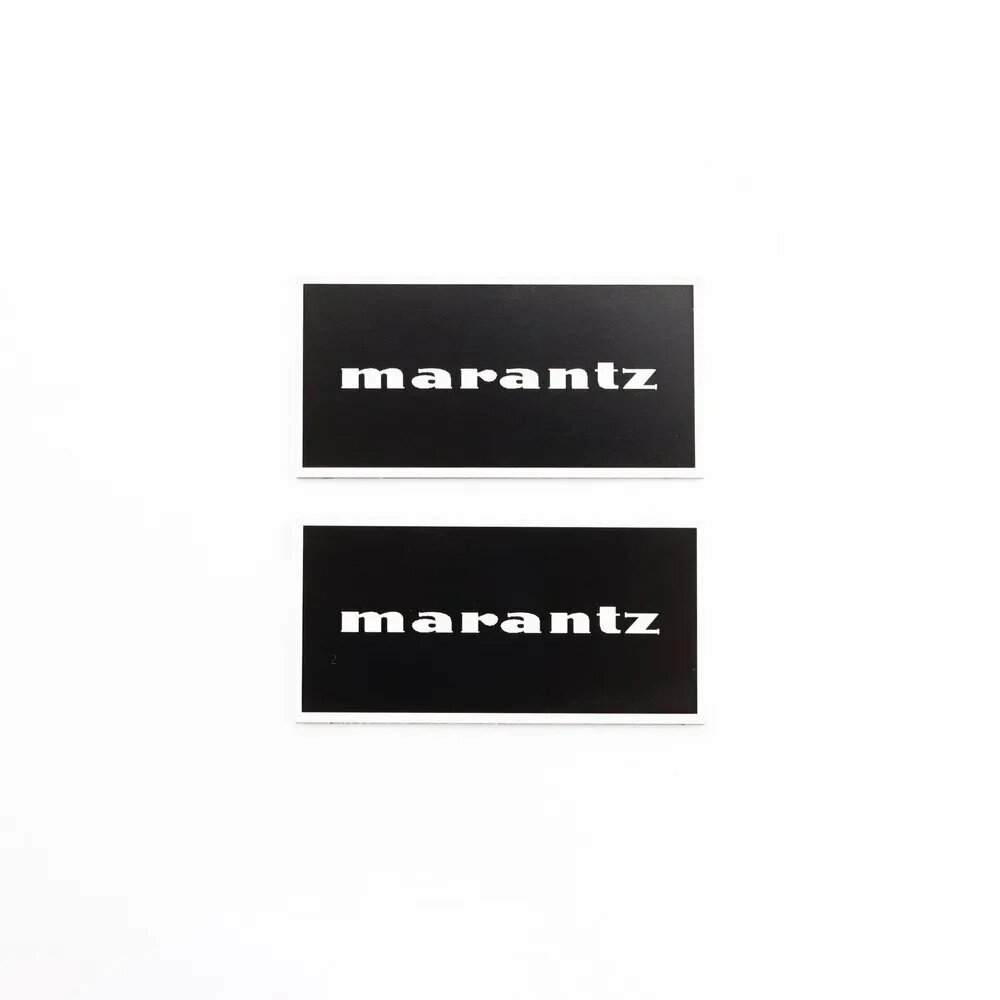 Значок с логотипом для акустики Marantz из алюминия, имперский стиль, 51мм 25мм