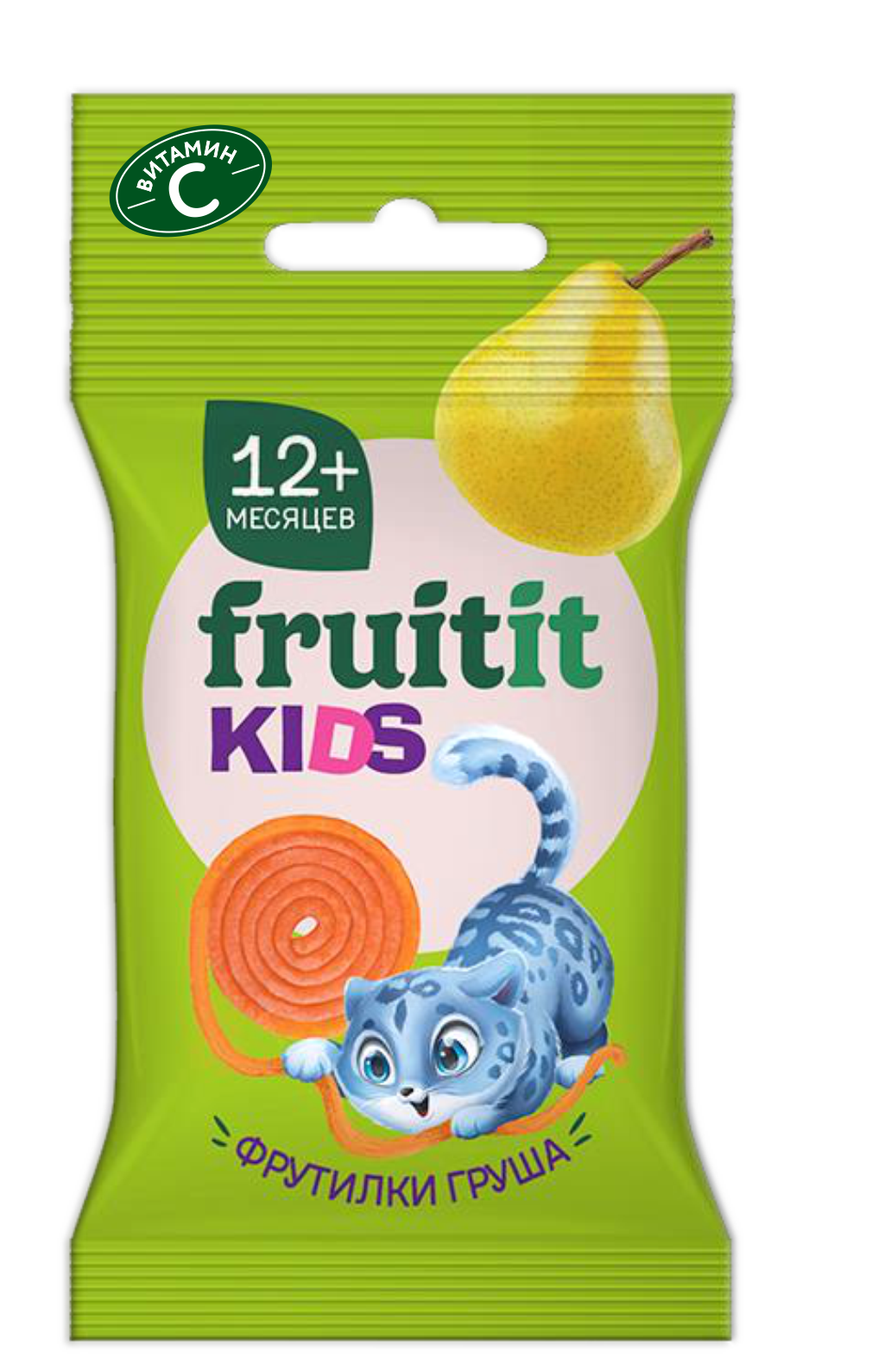 ПС Пастилки Фрутилки FRUIT IT KIDS Груша 15г, 5 шт