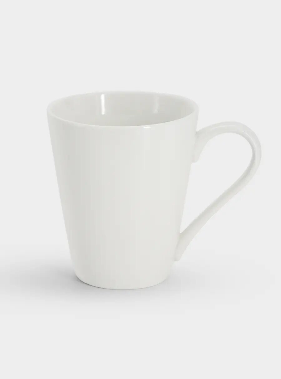 Кружка, 300 мл, фарфор P, белая, White Basics