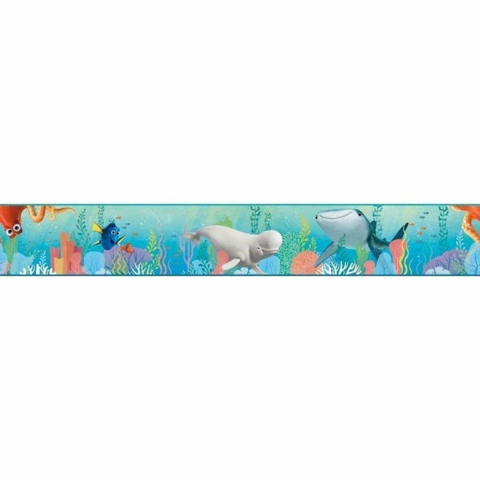Обои York Collections Disney III DY0124BD E; 0,23x4,57 м. , Бумага Sure Strip , голубой