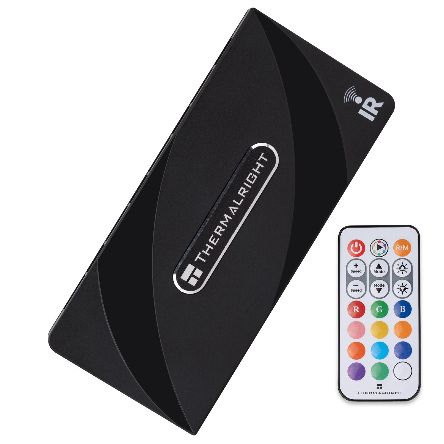 Разветвитель Thermalright TL-ARGB и FAN HUB x8 IR контроллер для 8 вентиляторов и ARGB устройств, пульт ДУ