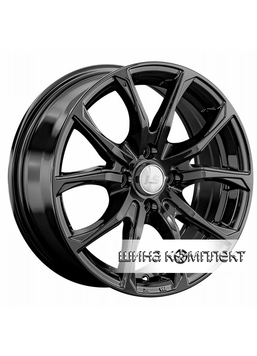 Колесный диск LS 764 6,5x15 4x98 ET32 58,6 BK литой для автомобиля
