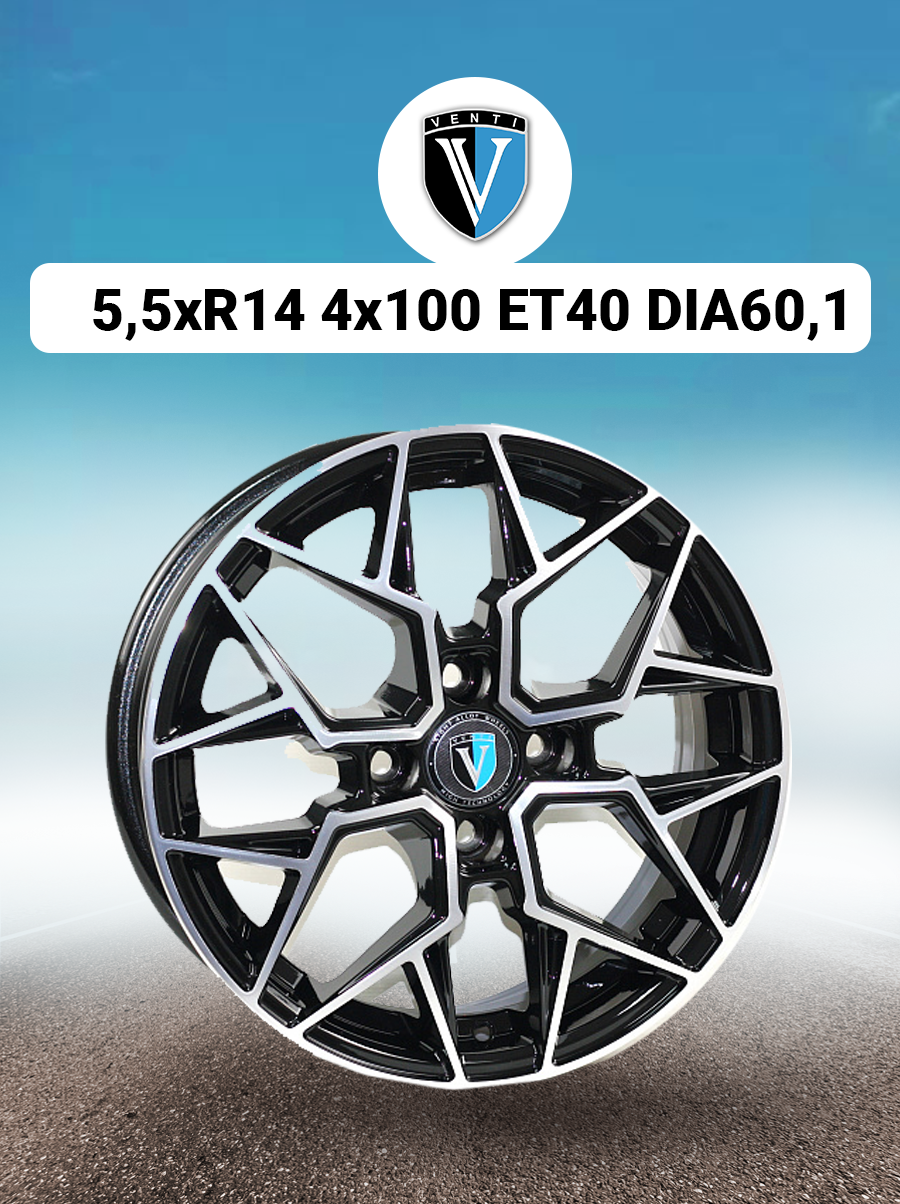Диск автомобильный Venti V1420 5,5x14 4x100 ET40 60,1 BD