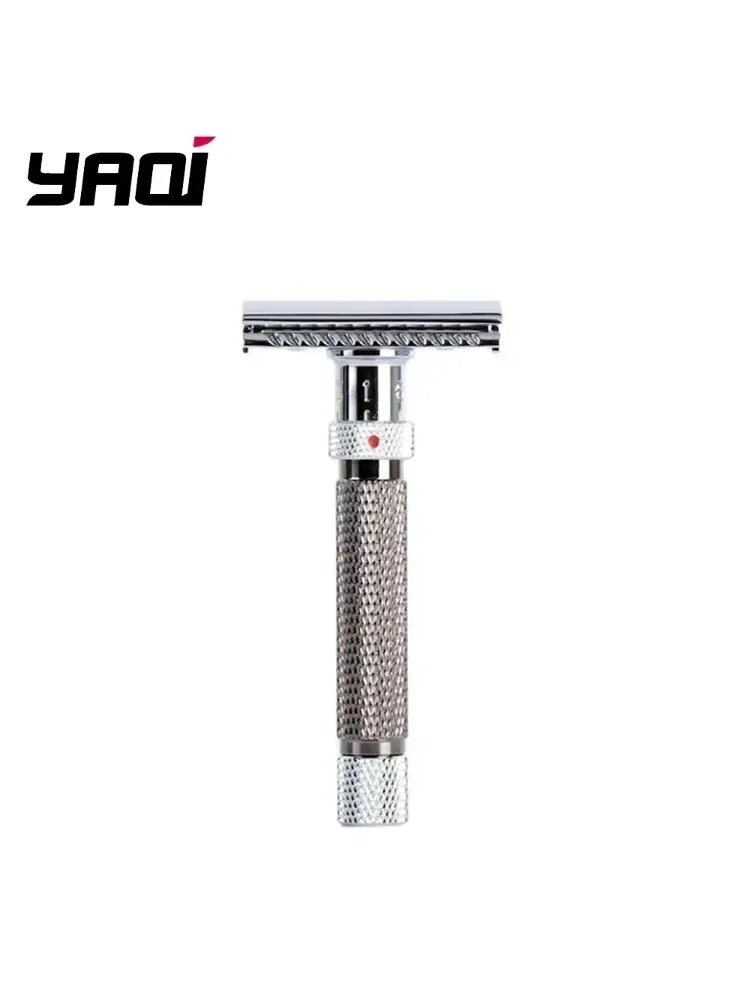 Регулируемая безопасная бритва Yaqi the Final Cut для мужчин, классический инструмент для бритья цвета хром и металла