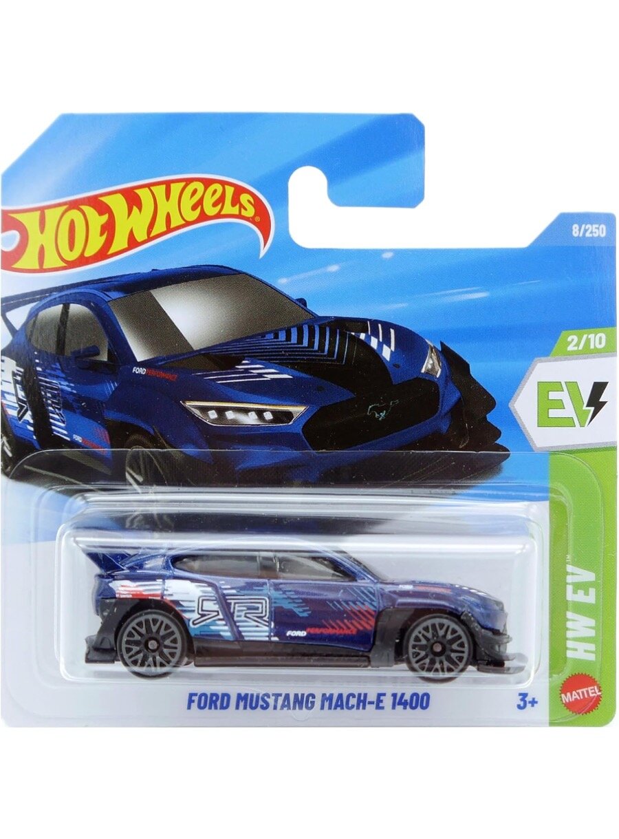 JJH86 Hot Wheels машинка металлическая игрушка коллекционная масштабная модель Ford Mustang Mach-E 1400 кейс 2026