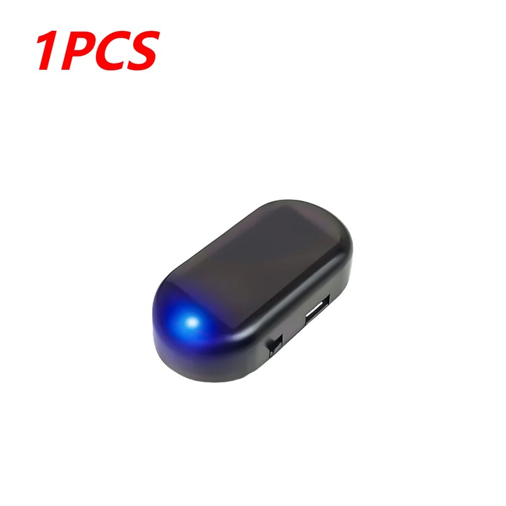 Фальшивая лампа-предупреждение для авто, синяя 1PC