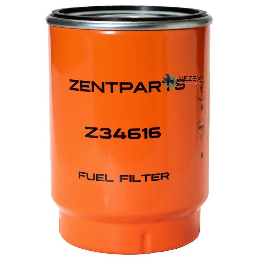 ZENTPARTS Z34616 фильтр топливный! сепаратор 1-14UNS h150 D108\WEICHAI FAW 1066, МАЗ, КАМАЗ, DAF, MAN, MB