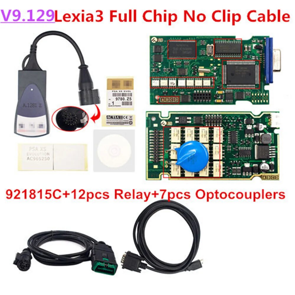 Lexia3 V9.129 Full chip No Clip 921815C