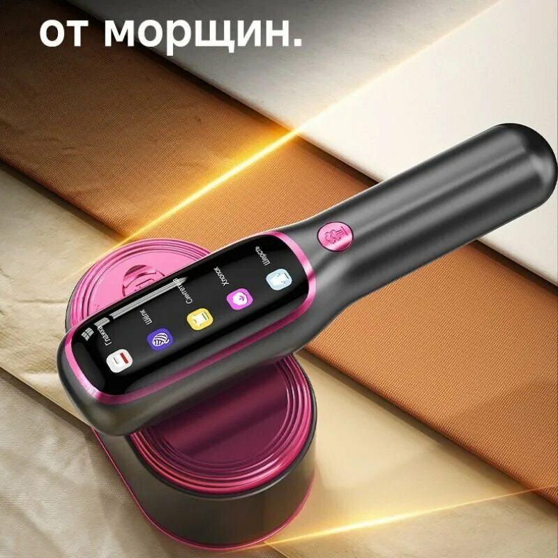 Паровой утюг мощный для одежды с отпаривателем / Отпариватель для одежды ручной 5600 Вт сенсорный парогенератор
