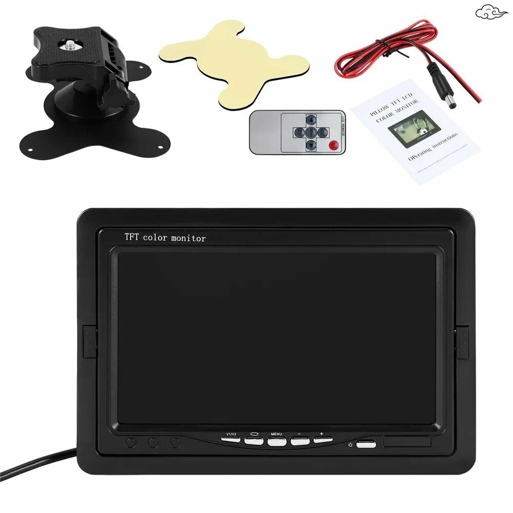 Мини-телевизор 7 дюймов 800X480 Автомобильные ЖК-экраны на DVD/CMMB для автомобилей, грузовиковL1206