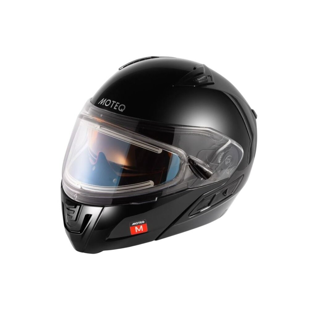 Шлем для снегохода Moteq Subzero Black (ЭП). XXXL. Черный