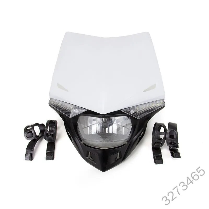 Фара для мототехники Supermoto для KTM EXC SX SXF XC MX SMR YZ80 85 125 250YZ250F YZ400F YZ426F - Белый