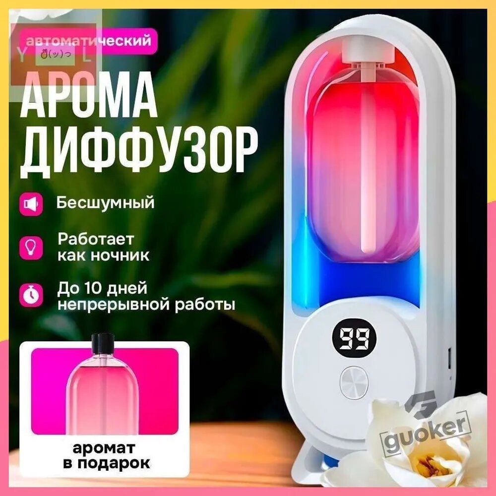 Освежитель воздуха автоматический, аромадиффузор, ароматизатор PW2 Pro