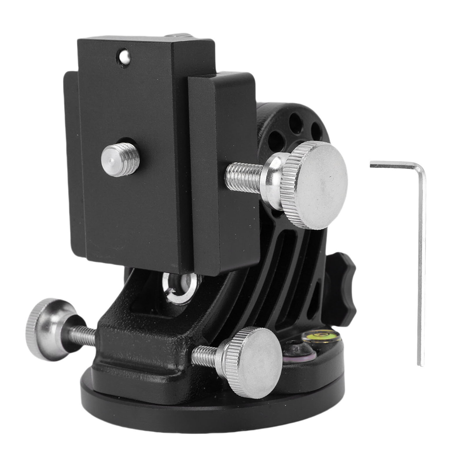 Регулировочная база для телескопа Skywatcher, 3/8 дюйма, регулировка от 0 до 90 градусов, экваториальная монтировка, полностью черная.