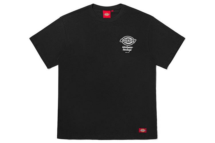 Футболка унисекс Dickies 8846639, черный, круглый ворот, обычный прямой крой M EU