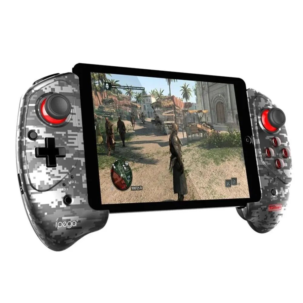 Геймпад ipega PG-9200 для Android/iOS, Bluetooth, Хаки, белый, 215x120x40 мм