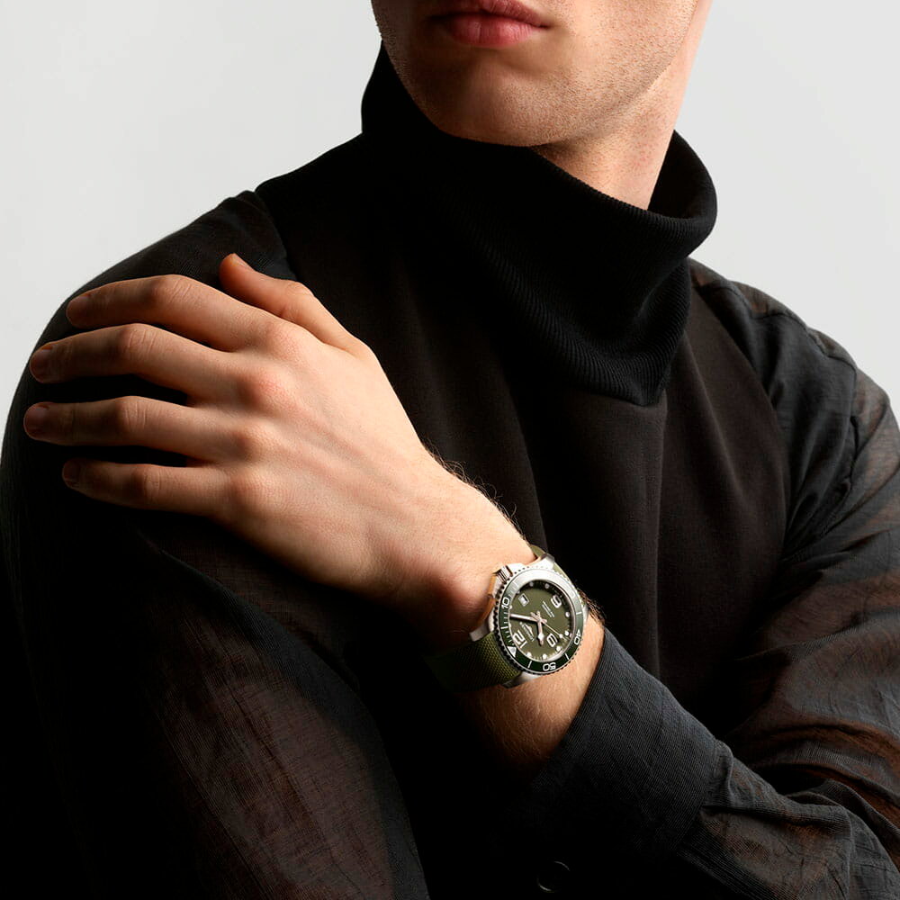 Наручные часы LONGINES Спорт, серебряный — фото 1