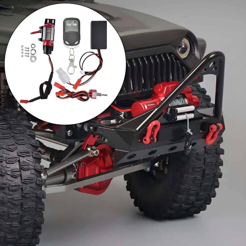 Металлическая RC Лебедка, дистанционное управление, высокое качество, для 1/10 RC внедорожников