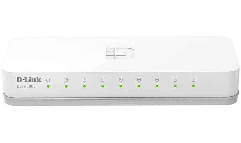 DES-1008C/F6/E / Коммутатор D-Link DES-1008C, неуправляемый (des-1008c/f6/e)