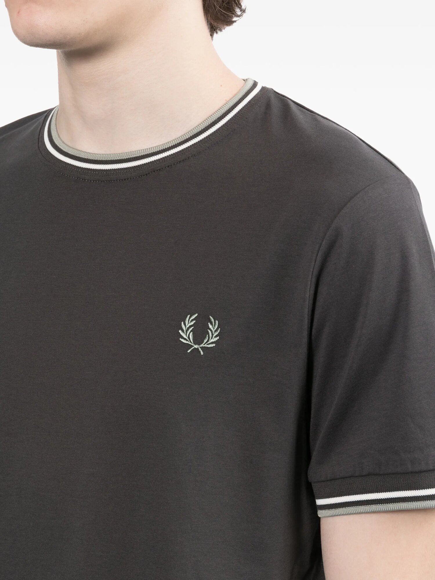 Футболка FRED PERRY, размер 2XL, серый — фото 1