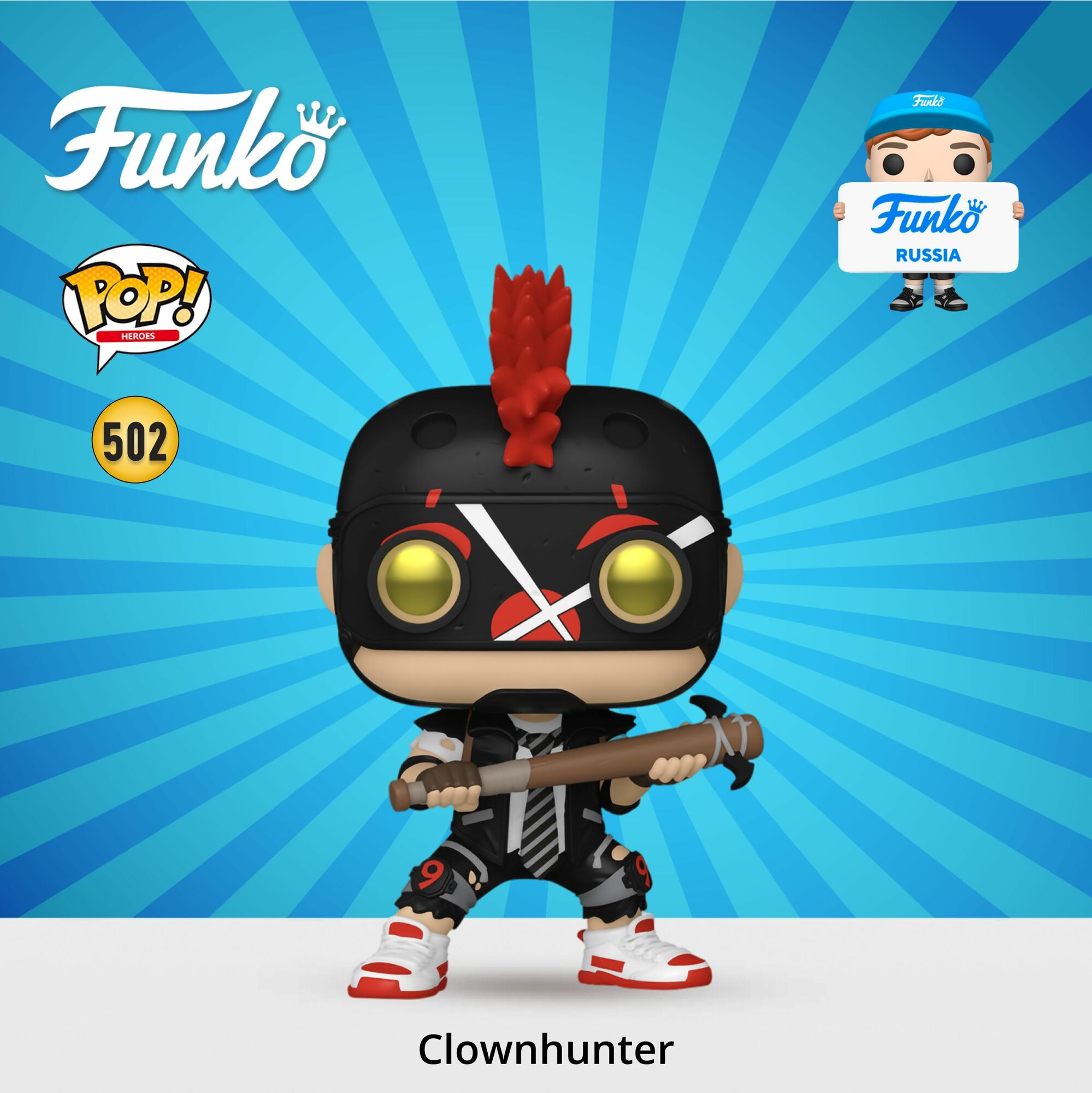 Фигурка Funko POP! Heroes Batman The Joker War Zone Clownhunter (502) 76071